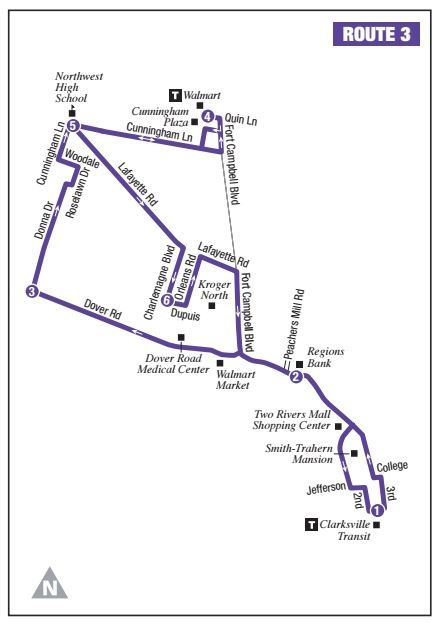 Bus route temporarily suspended by Clarksville Transit for lack of ...