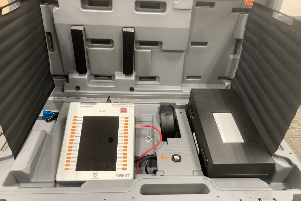 New voting machines with paper trail rolled out by Montgomery County ...
