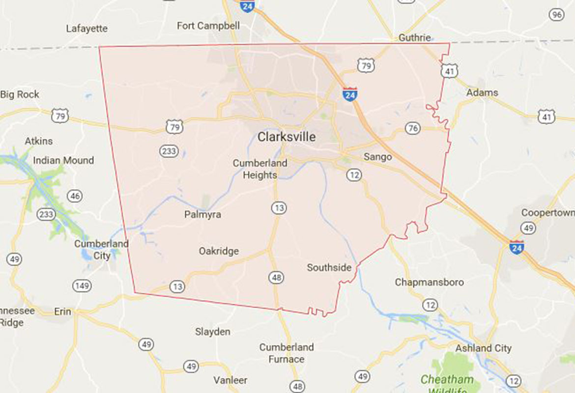Flood Zones Map Of Clarksville Tennessee