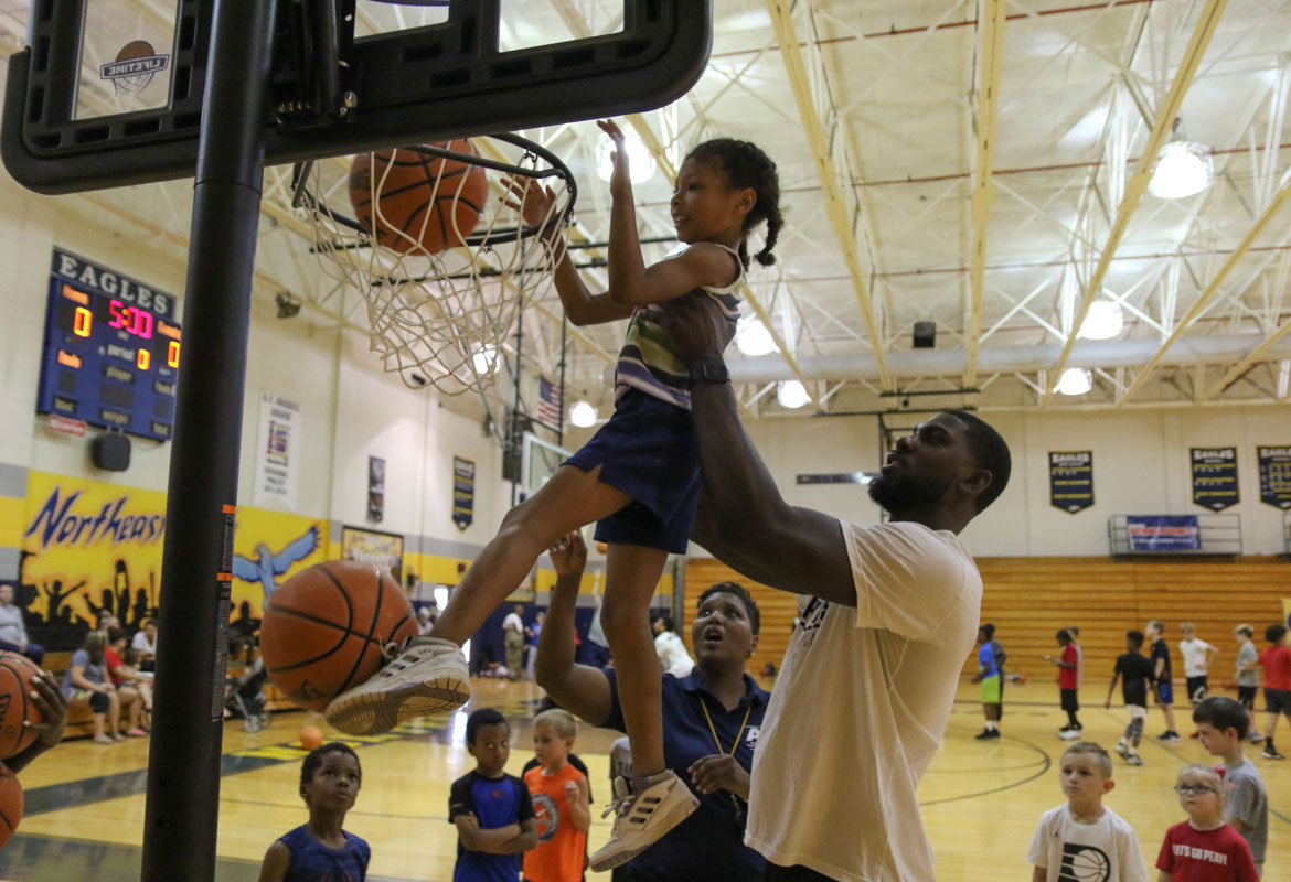 Alex Poythress holds 2nd annual basketball camp - ClarksvilleNow.com