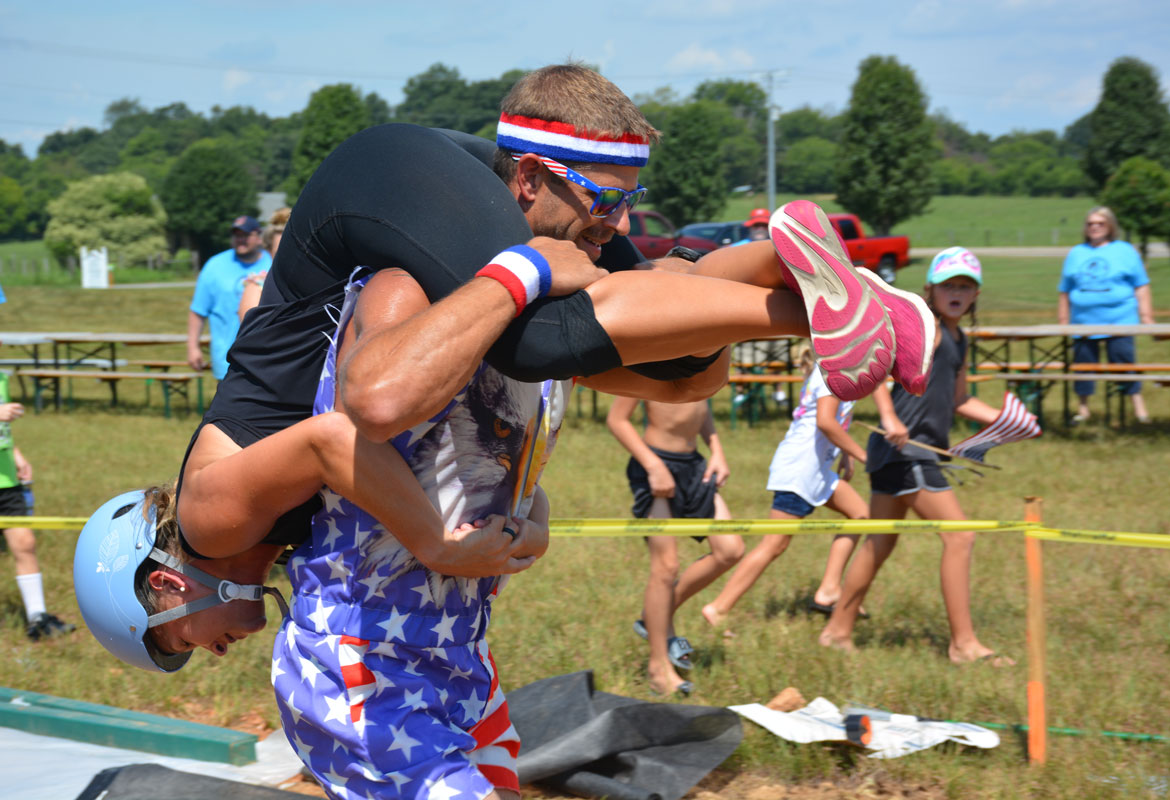 PHOTOS: Christ Lutheran Church hosts “Wife Carrying Race ...