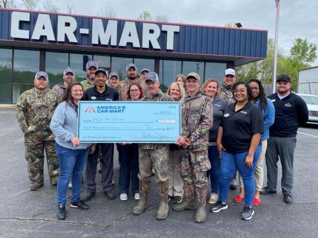 America’s Car-Mart makes $5,000 donation to Hope for Heroes ...