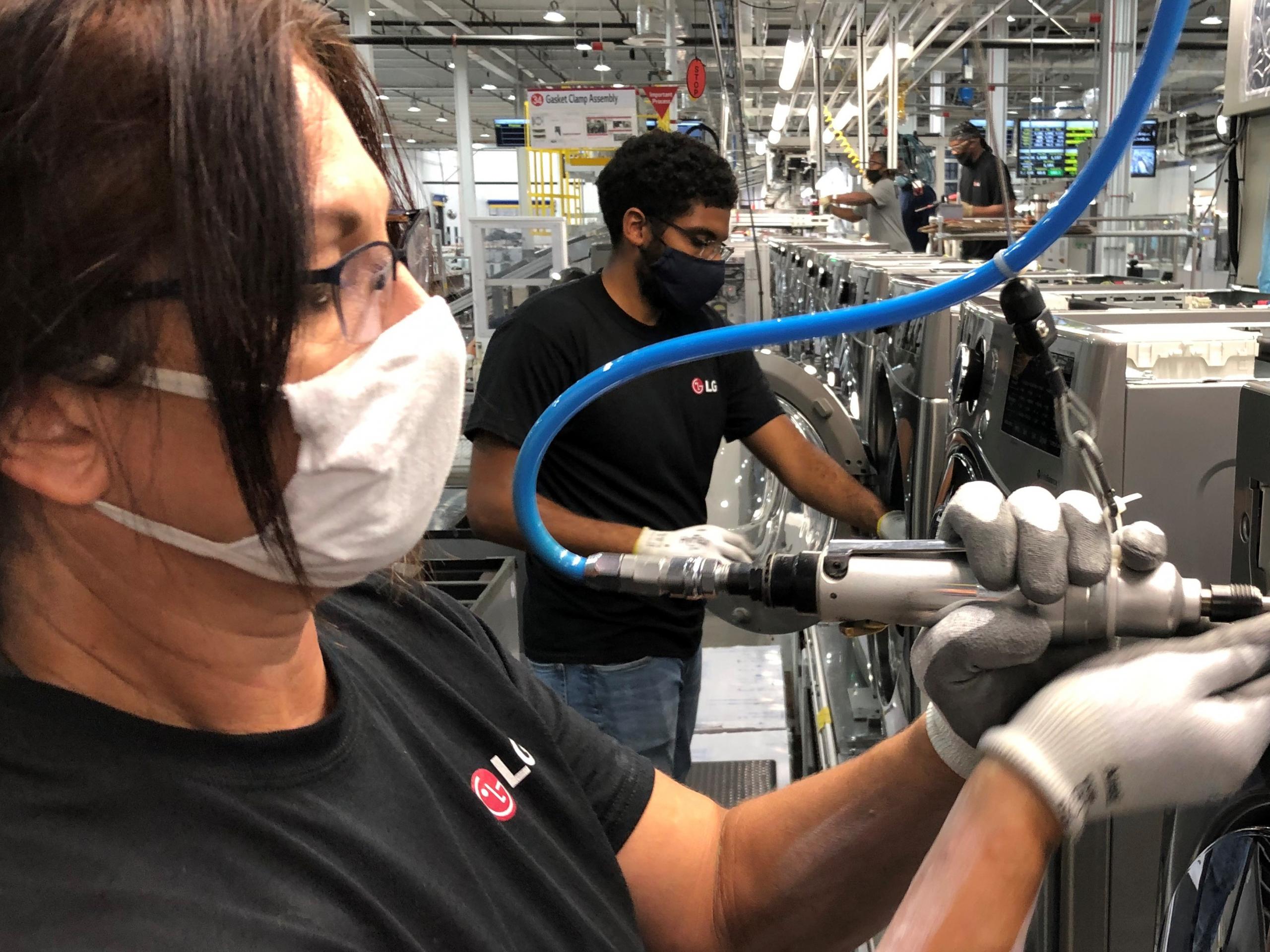 LG Electronics rolls out 1 millionth washing machine at Clarksville ...