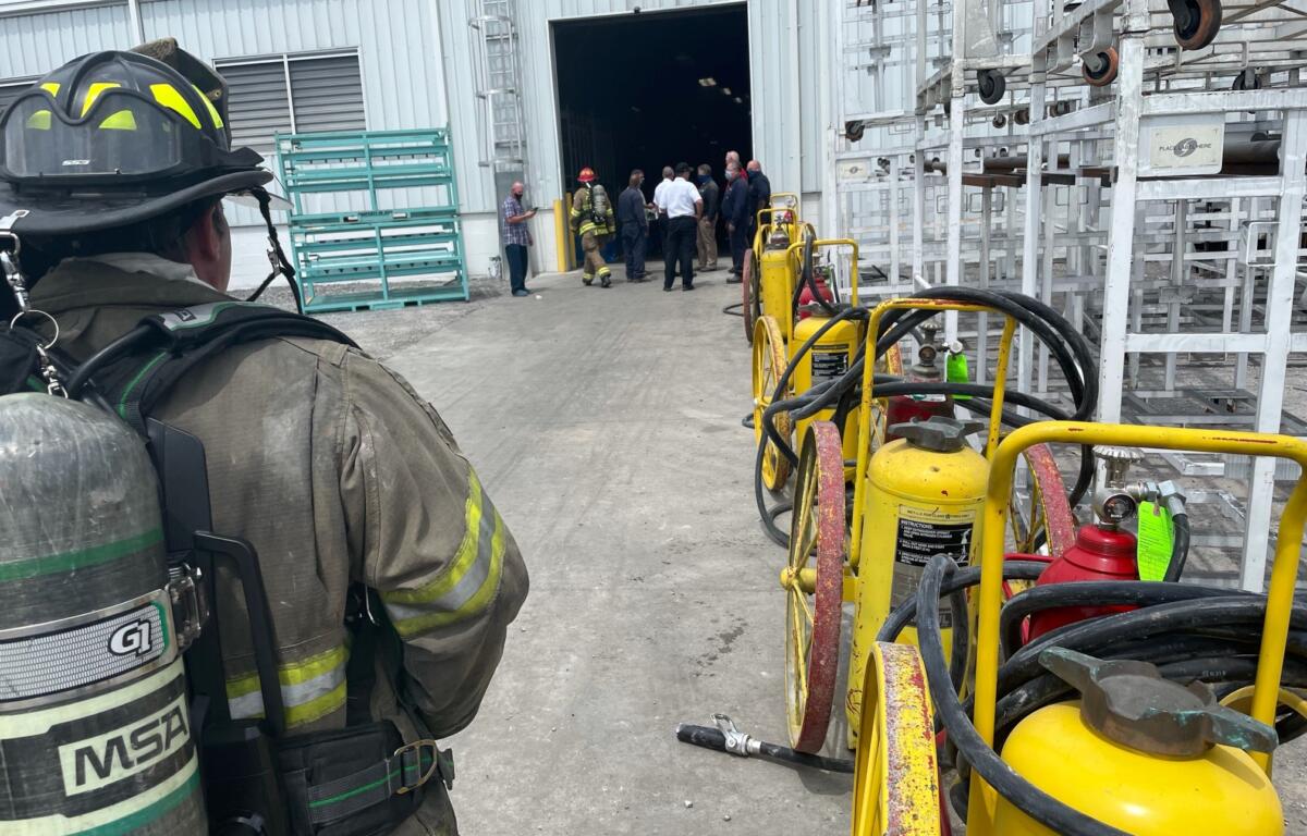 Magnesium cutting machine catches fire at Aludyne factory on Alfred ...