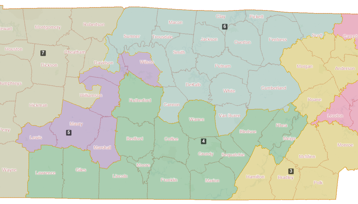 Tennessee House OKs redistricting maps that hand part of Nashville to ...