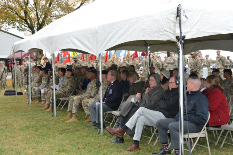 101st Airborne Division 3rd BCT cases colors for deployment to Eastern ...