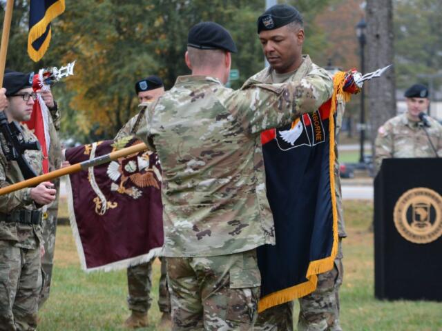 101st Airborne Division 3rd BCT cases colors for deployment to Eastern ...