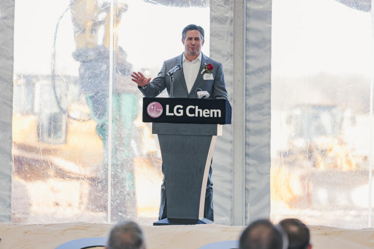 LG Chem breaks ground on $3.2 billion EV battery materials plant in ...