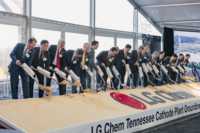 LG Chem breaks ground on $3.2 billion EV battery materials plant in ...