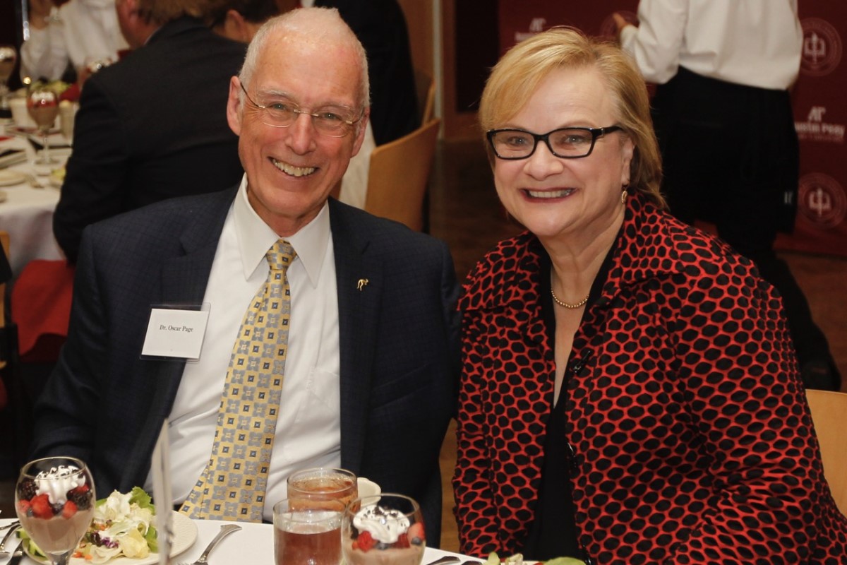 Dr. Oscar C. Page, former president of Austin Peay State University ...