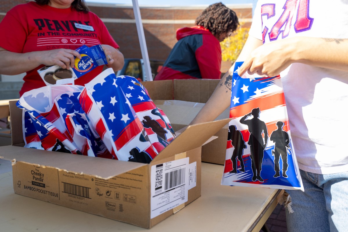 APSU students honor veterans through Homecoming service project ...