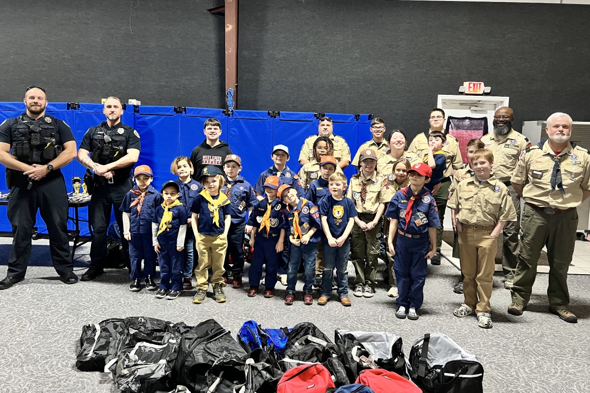 Scouts donate 51 duffel bags with stuffed animals, hygiene kits to ...