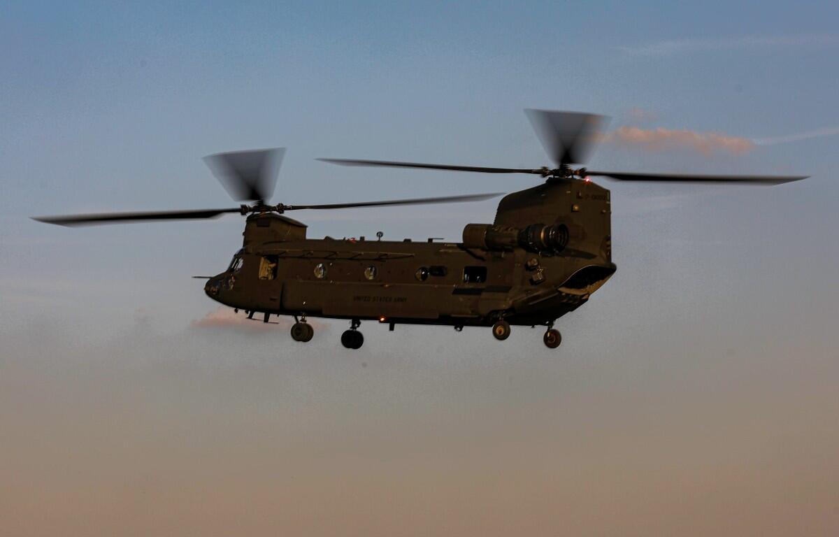 101st Combat Aviation Brigade tries out new Block II Chinook, still in ...