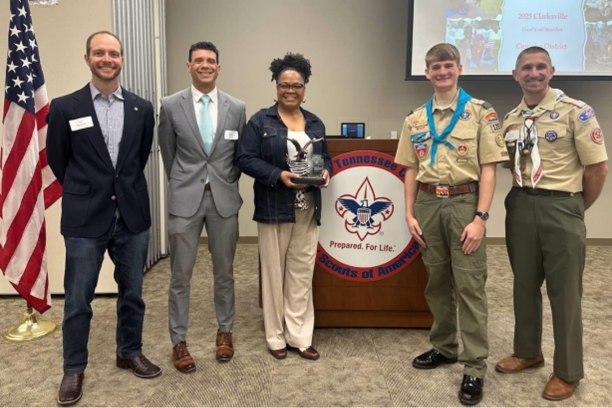 Valerie Guzman honored with 2025 Good Scout Award - ClarksvilleNow.com