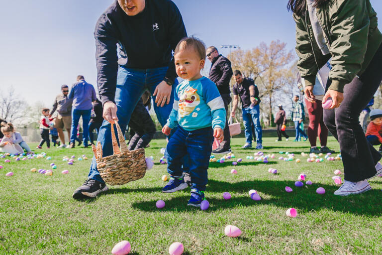 Easter Egg Hunt returns to Civitan Park with helicopter drop, adaptive activities | PHOTOS ...