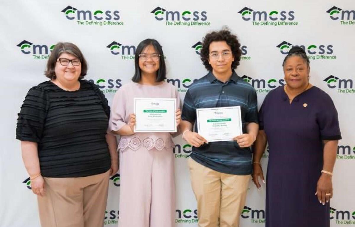 CMCSS School Board recognizes Class of 2025 valedictorians ...