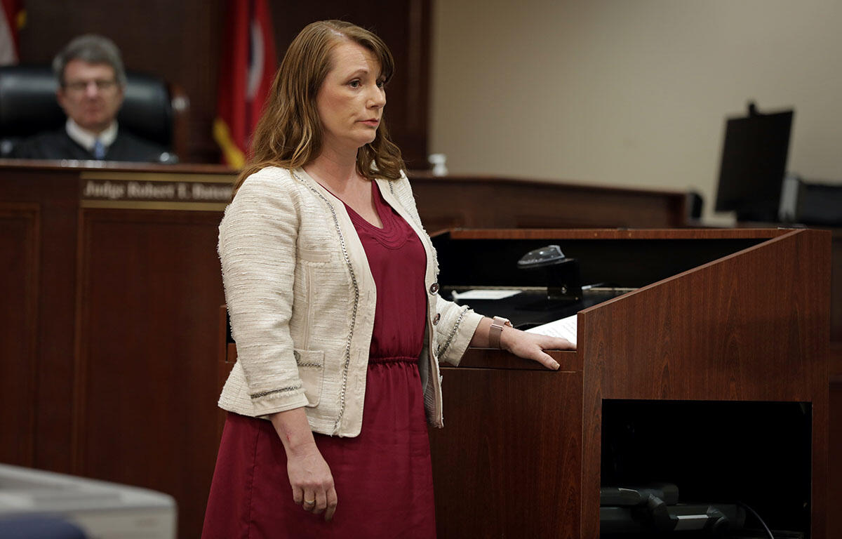 Trial begins for woman charged with murder of Army veteran husband in ...