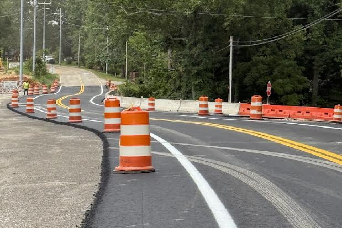 Dunbar Cave Road realignment complete, ready for traffic, in time for ...