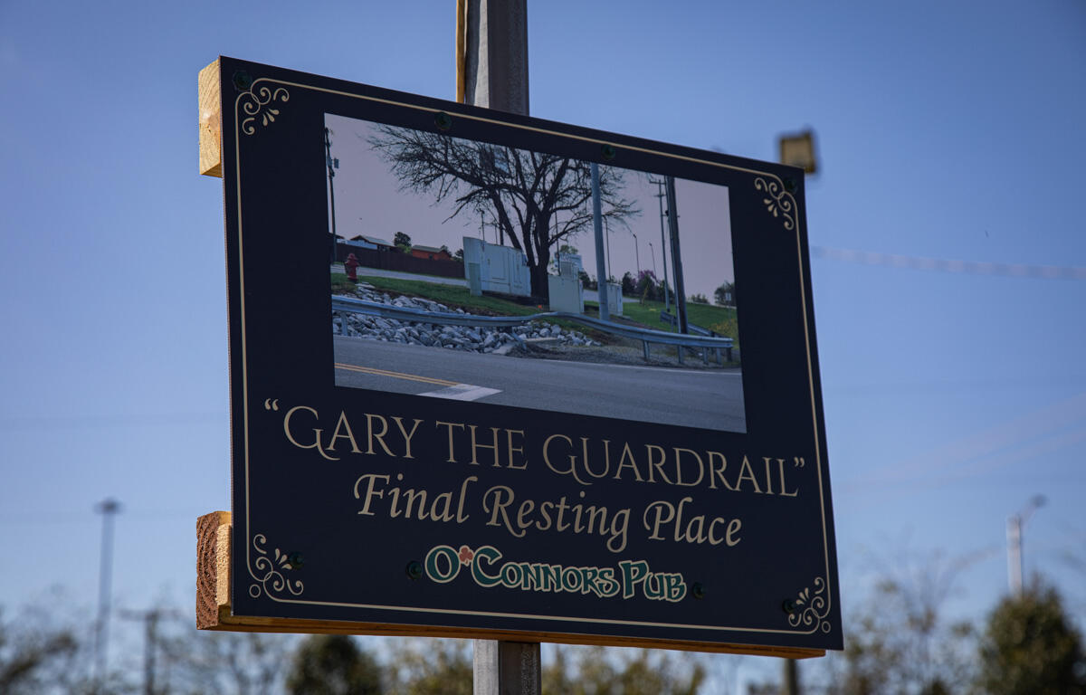 Gary the Guardrail lives on in final resting place at O’Connor’s Pub in ...